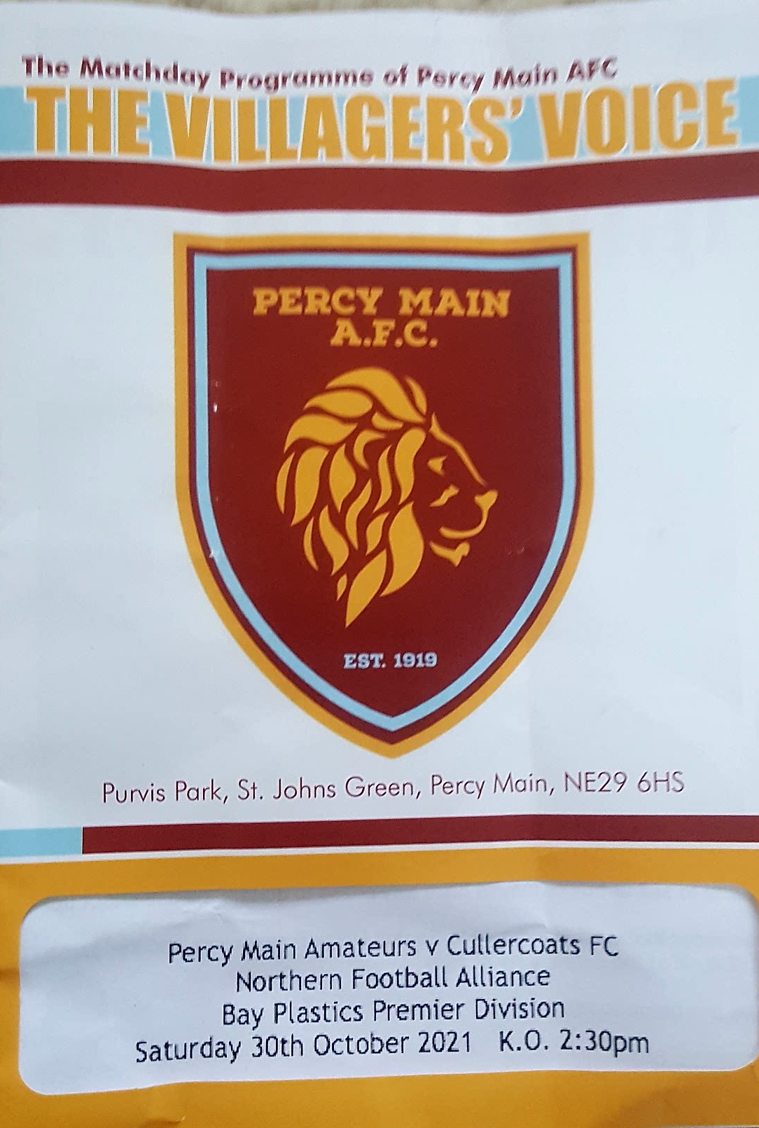 Percy Main Amateurs live up to my expectation. – payonthegate